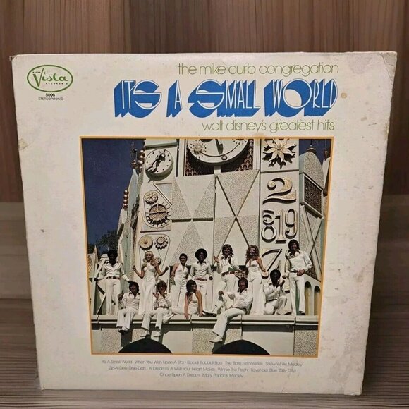 Disney | Media | Buena Vista Records Its A Small World Vinyl Record ...